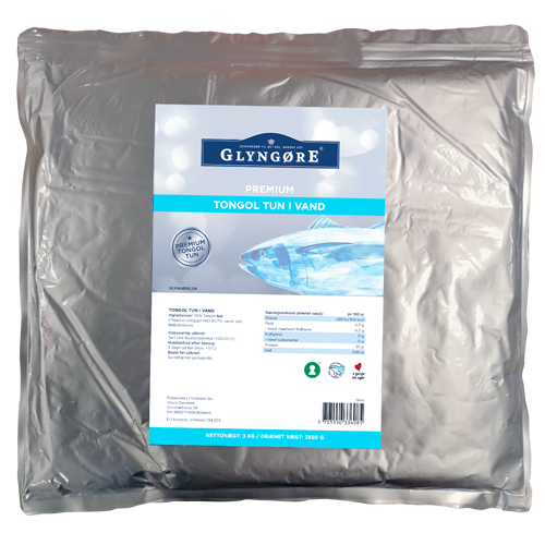 Premium Tongol tun i vand, 3 kg - Glyngøre